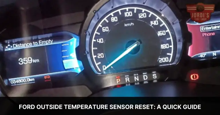 How to Reset Your Ford's Outside Temperature Sensor: A Complete Guide ...