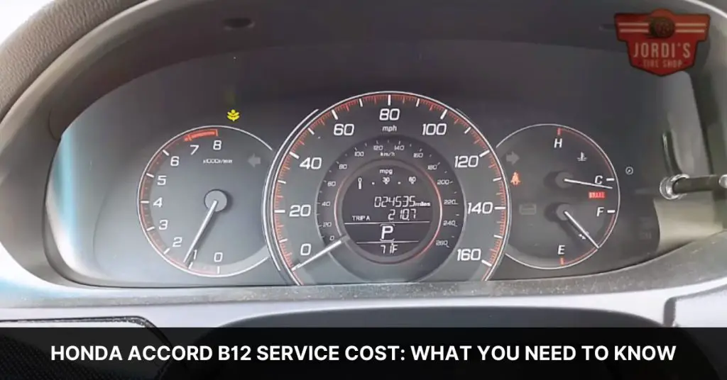 Honda Accord B12 Service Cost: Maximizing Value & Performance - Jordi's ...