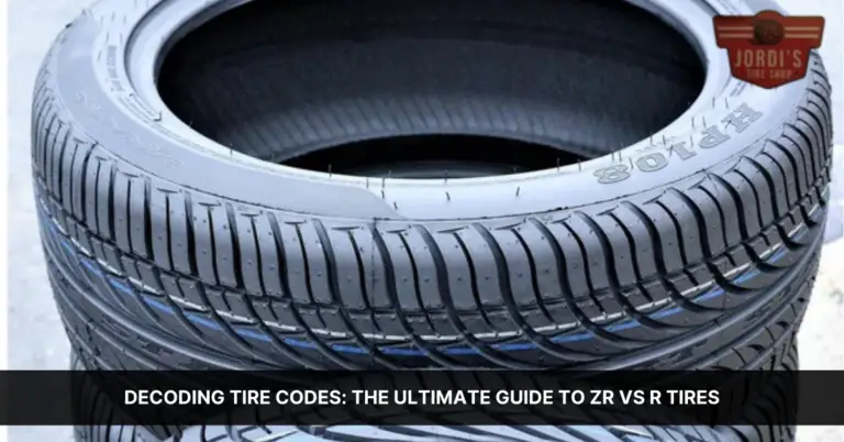 Decoding Tire Codes: The Ultimate Guide to ZR vs R Tires - Jordi's Tire Shop