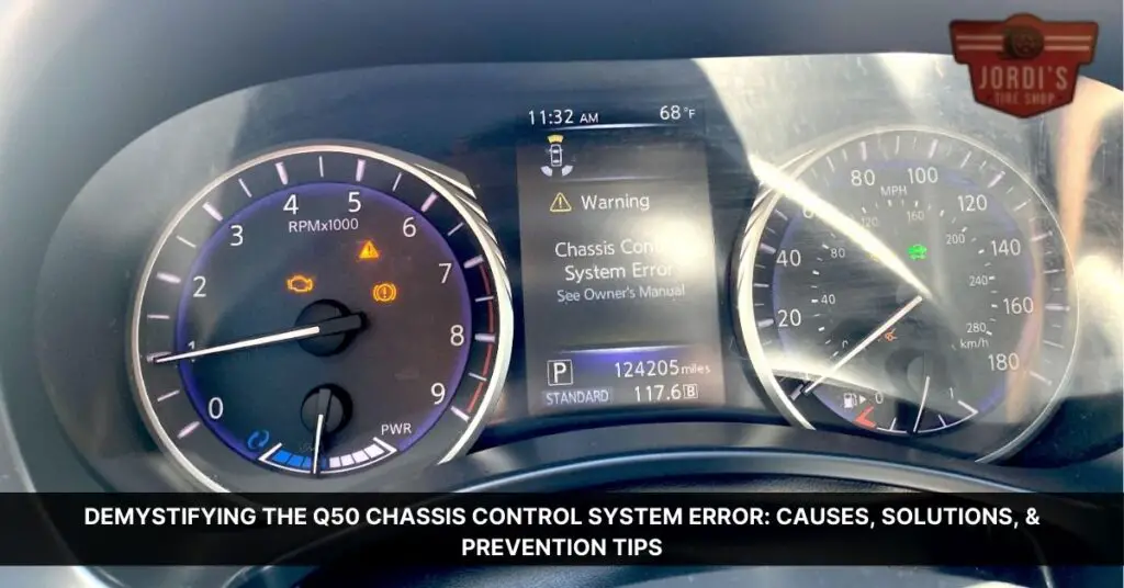 Demystifying the Q50 Chassis Control System Error: Causes, Solutions ...