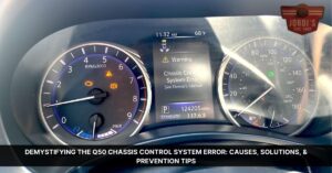 Demystifying the Q50 Chassis Control System Error: Causes, Solutions ...