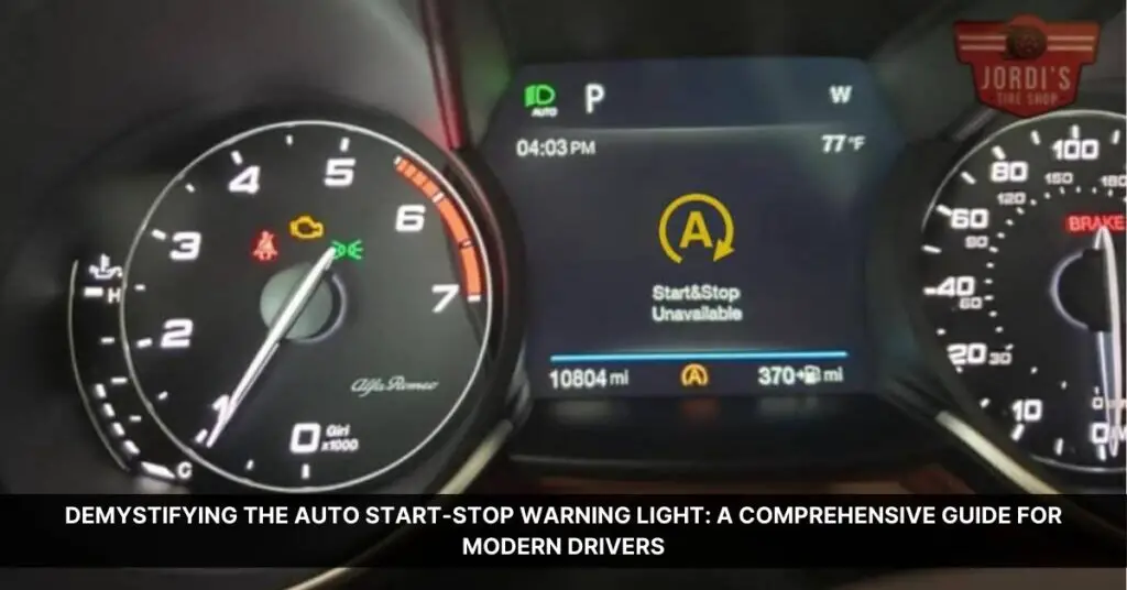 Demystifying the Auto Start-Stop Warning Light: A Comprehensive Guide ...