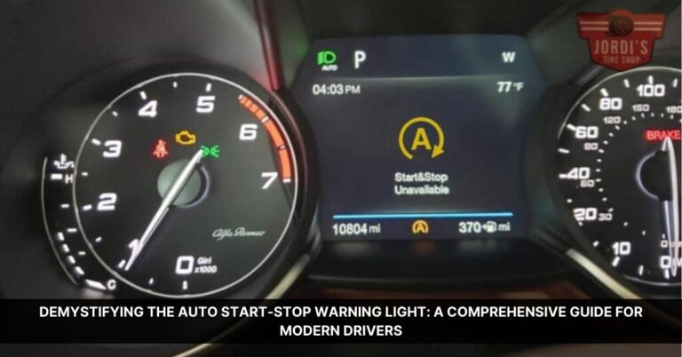 Demystifying the Auto Start-Stop Warning Light: A Comprehensive Guide ...