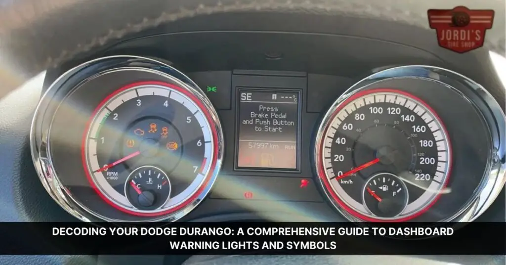 Decoding Your Dodge Durango: A Comprehensive Guide to Dashboard Warning ...